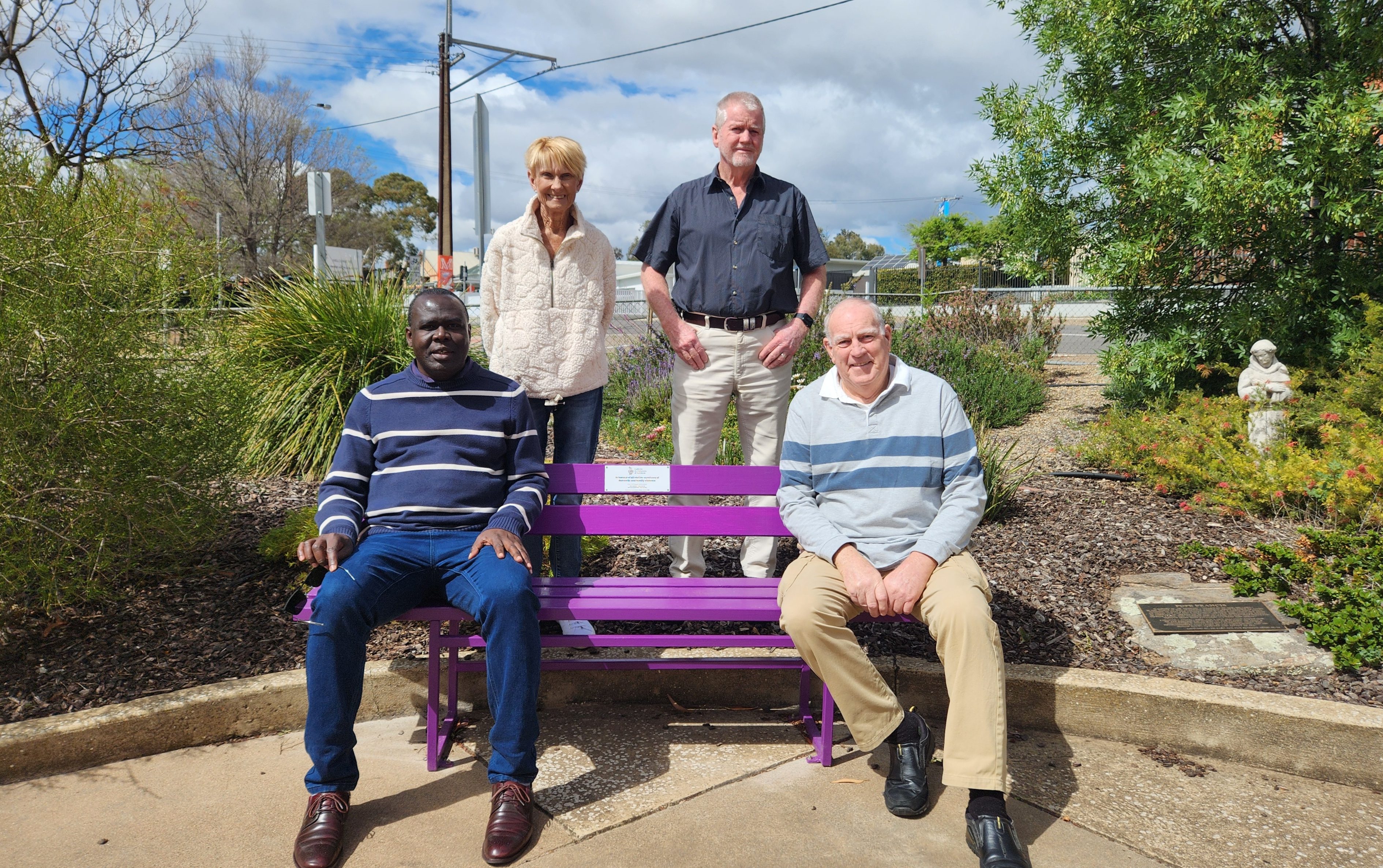 Purple bench project gains momentum - The Southern Cross